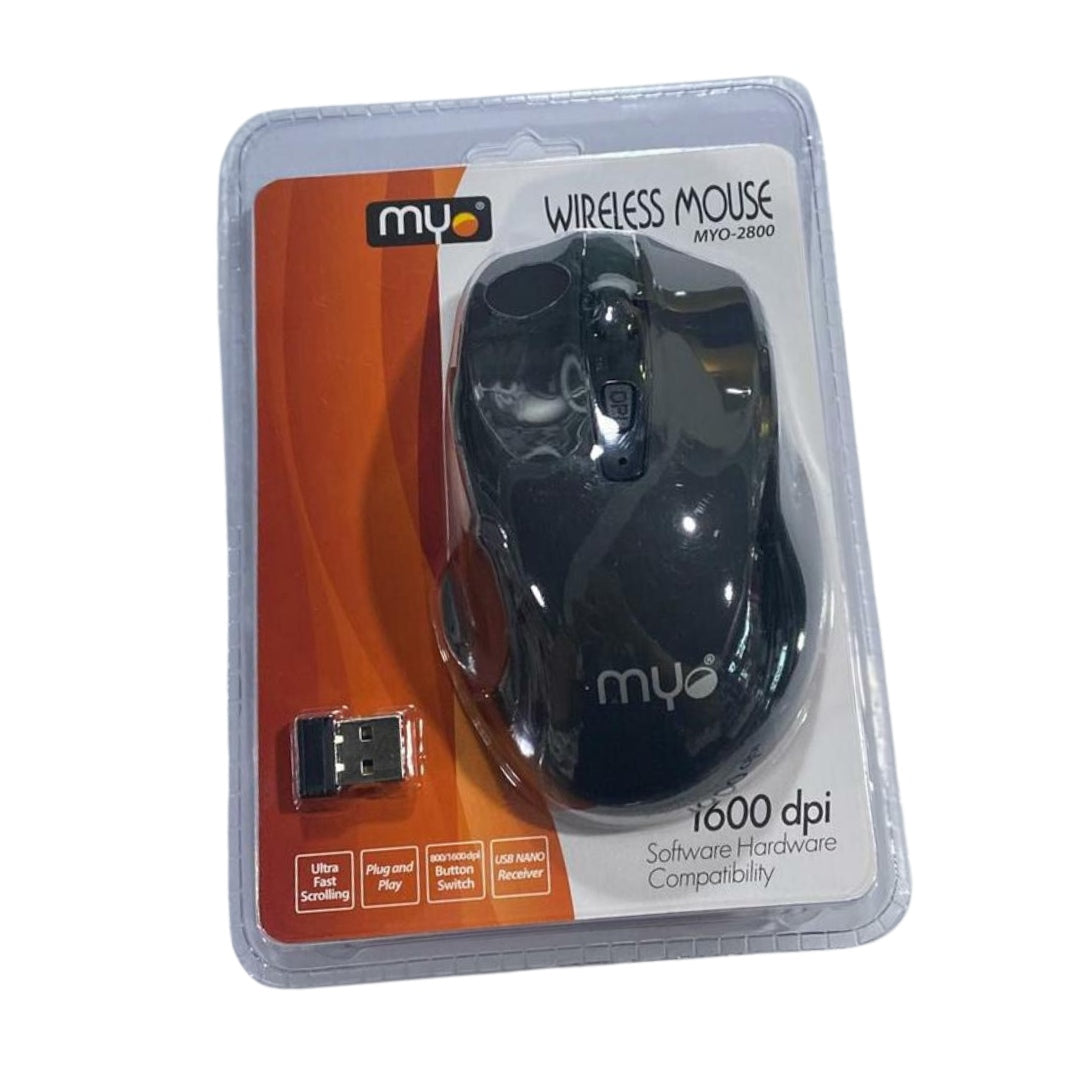 MYO WIRELESS MOUSE MYO-2800 BLK — GITZ Office Supplies