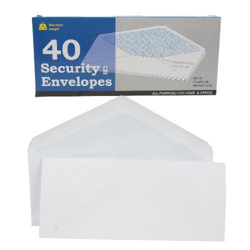 40Pk #10 Security Envelope — GITZ Office Supplies