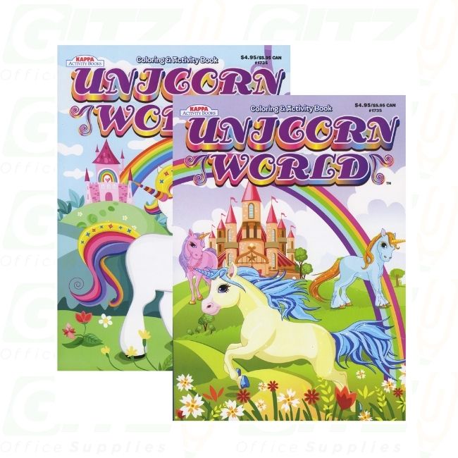 KAPPA Unicorn World Coloring & Activity Book — GITZ Office Supplies