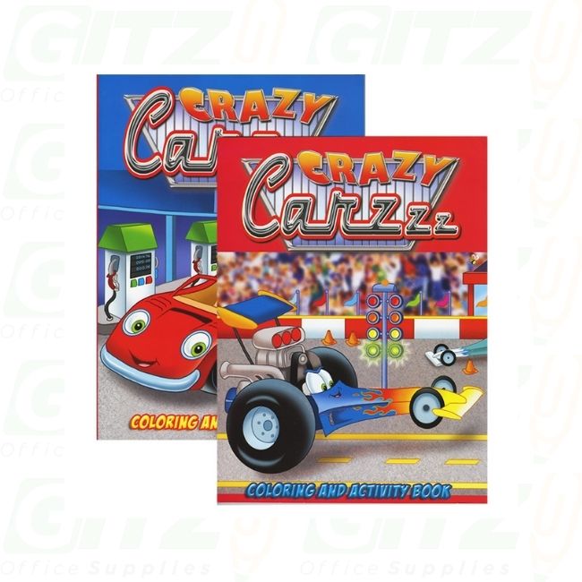 crazy car coloring pages