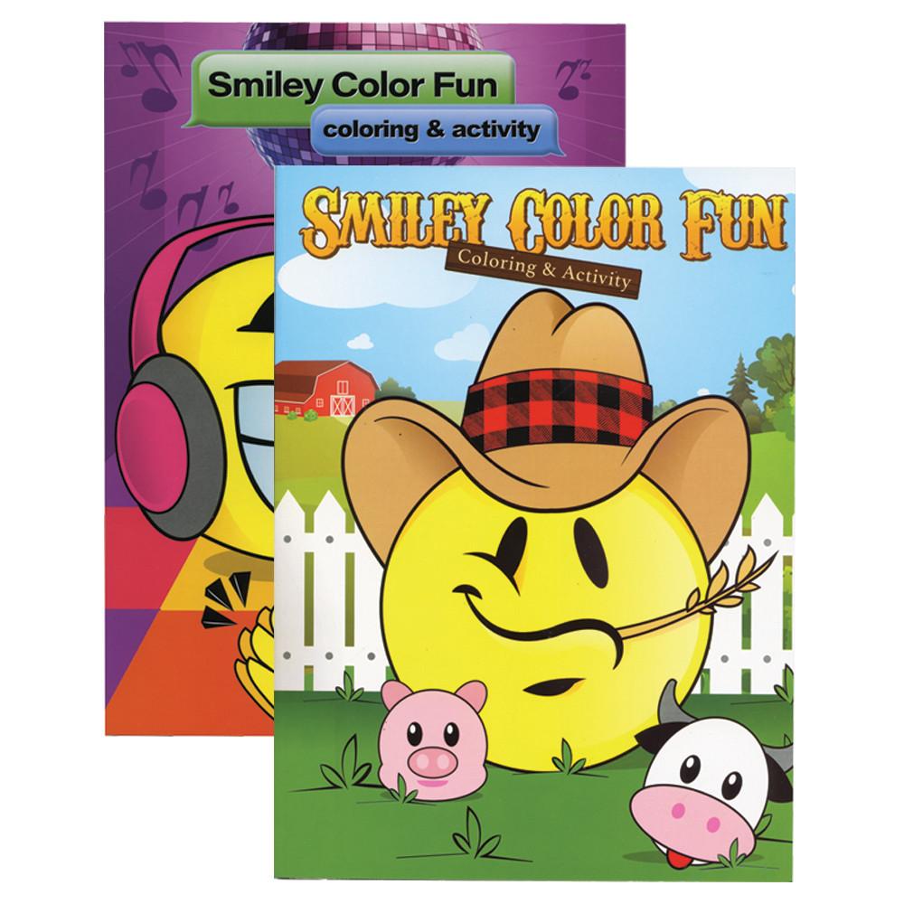 smiley face coloring book